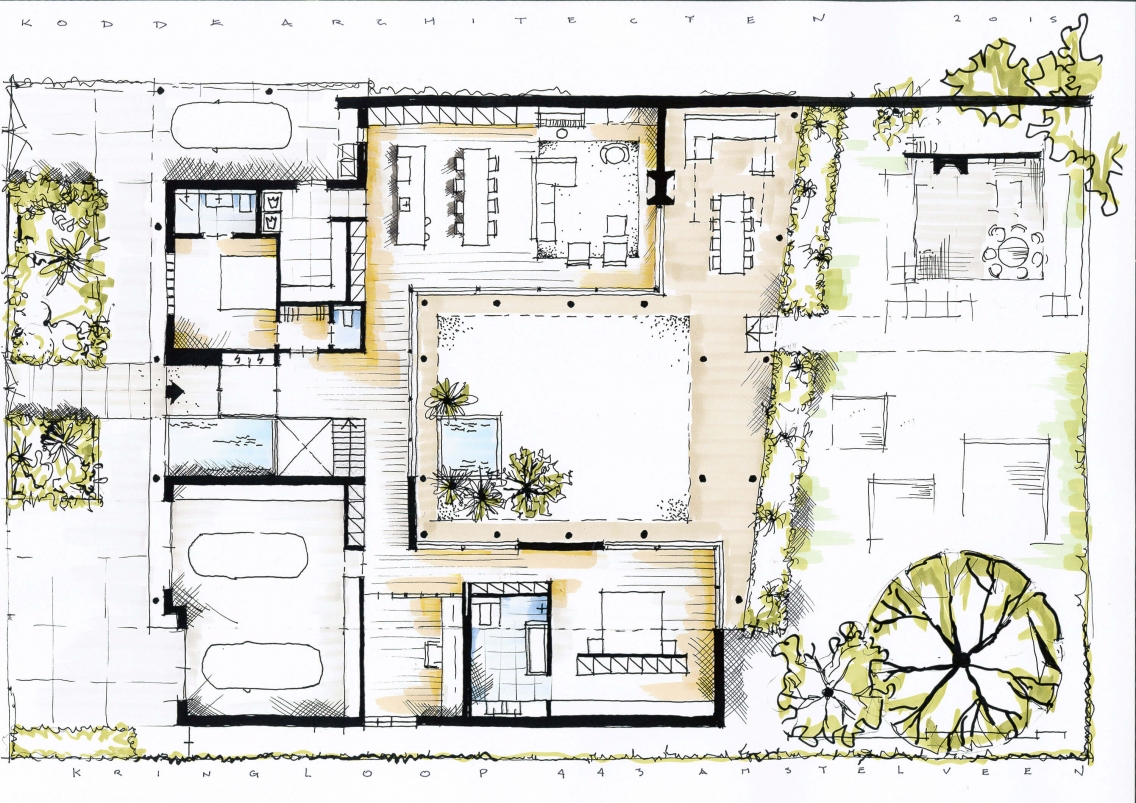 Patiowoning Amstelveen - Kodde Architecten